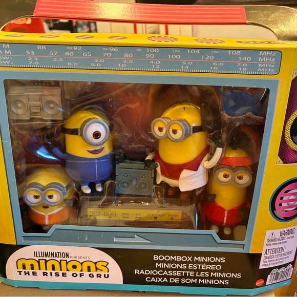 Mattel | Toys | Mattel Boombox Minions Action Figure Set | Poshmark